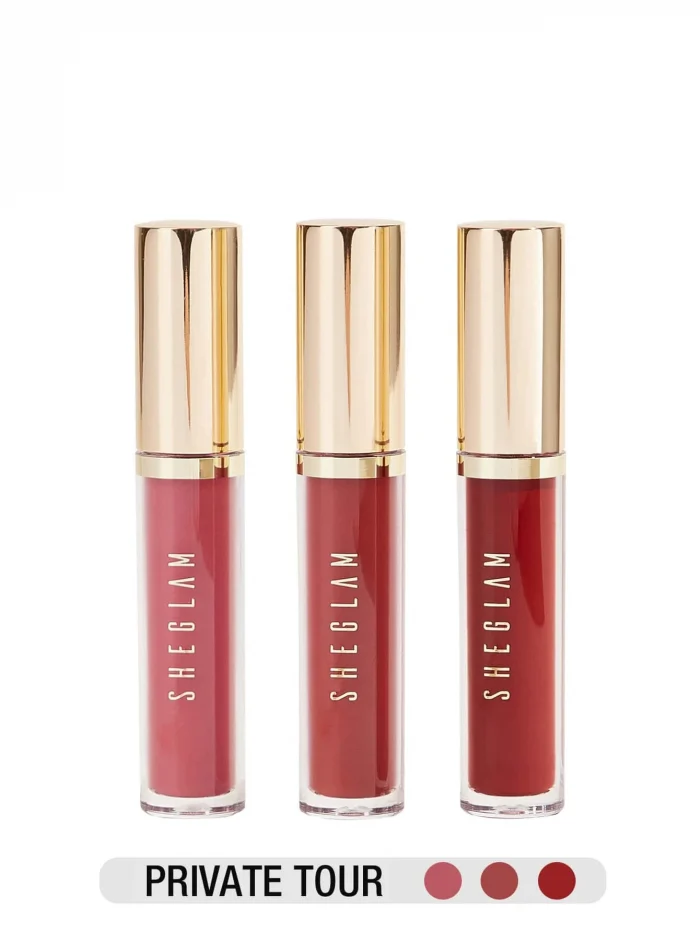 SHEGLAM Matte Allure Mini Liquid Lipstick Set-Private Tour ⋆ Women's Store