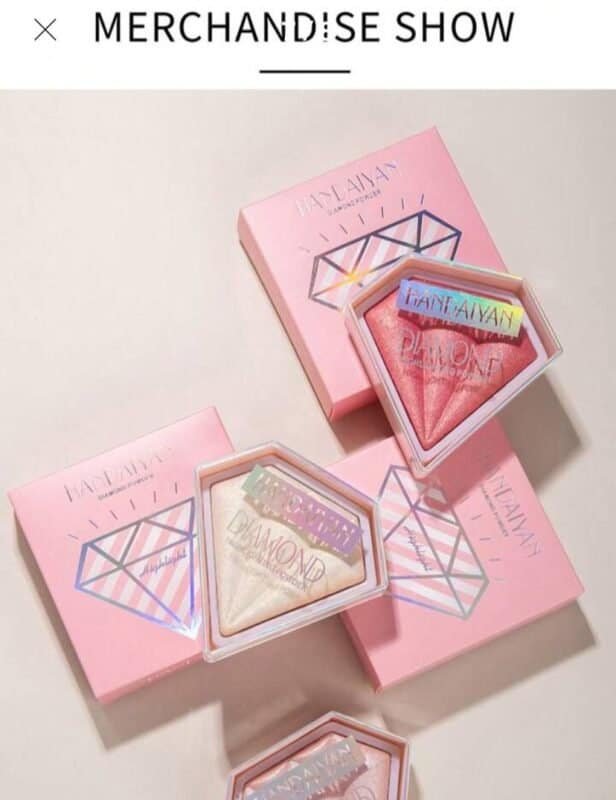 Diamond Design Long-Wearing Smudge Proof Brightening Highlighter ⋆ ...