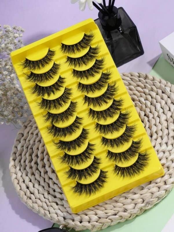 False Eyelashes,10Pairs Extra Long False Eyelashes Natural ⋆ Women's Store