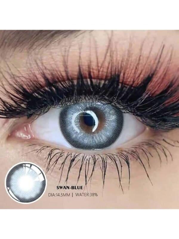 1 Pair Big Eye Color Soft Eyes Lenses Blue ⋆ Women's Store