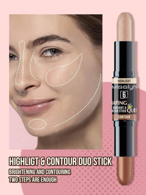 MissIyn Shaping Queen Highlight & Contour Stick, Double ended contour ...