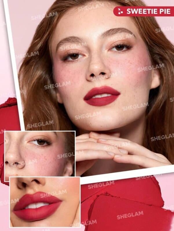 SHEGLAM Very Cherry Cheek & Lip Cream Stack ⋆ Women's Store